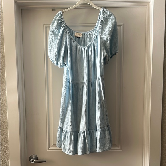 Universal Thread | Dresses | Universal Thread Sky Blue Tiered Dress | Poshmark